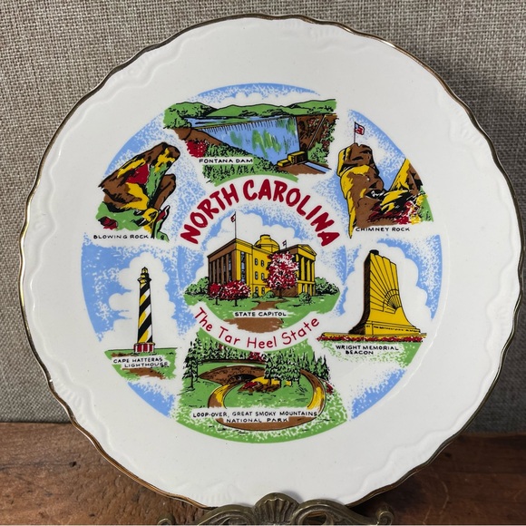 Accents | Antique North Carolina Vintage Collectors Plate | Poshmark